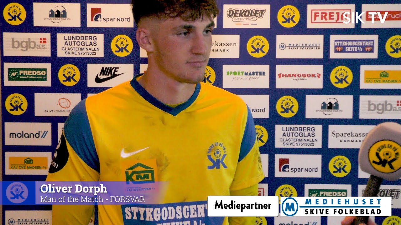 OLIVER DORPH: Vores tilgang til det er blevet super god. - YouTube