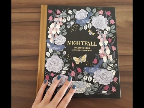 Flip Through Livro Nightfall Coloring Book- Maria Trolle ...