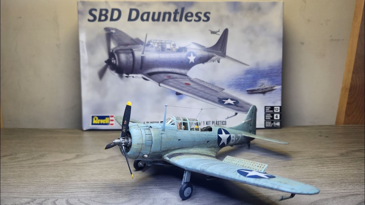 Revell 1/48 scale U.S. Navy SBD Dauntless - Final Reveal (# ...