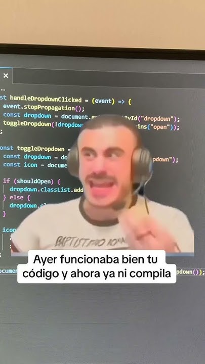 Ayer Funcionaba el Código y ya Ni Compila #programacion - YouTube