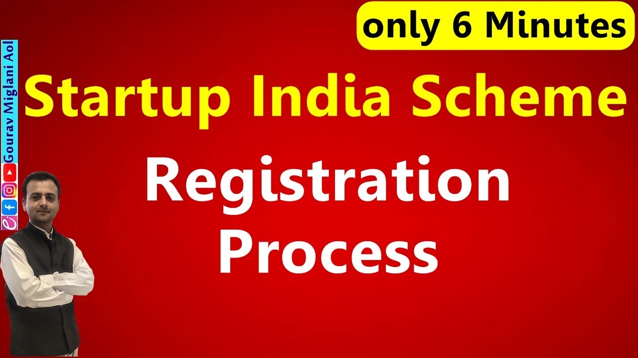 Registration Process of Startup India Scheme Class 11 Business Studies ...
