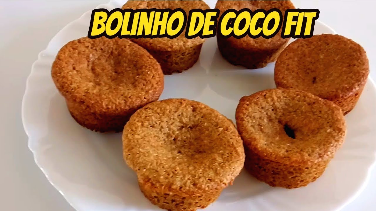 Bolinho FIT de coco (receita barata) - YouTube