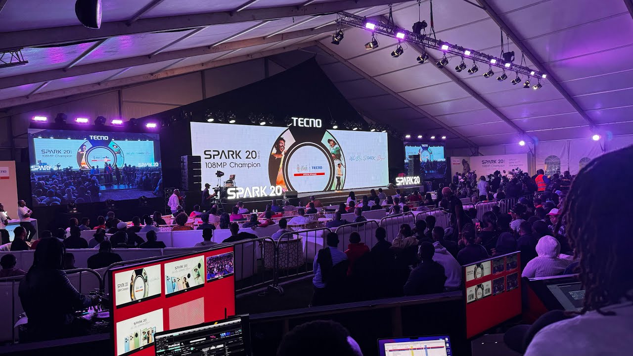 Stagepass Audio Visual Tecno Spark 20 launch - YouTube