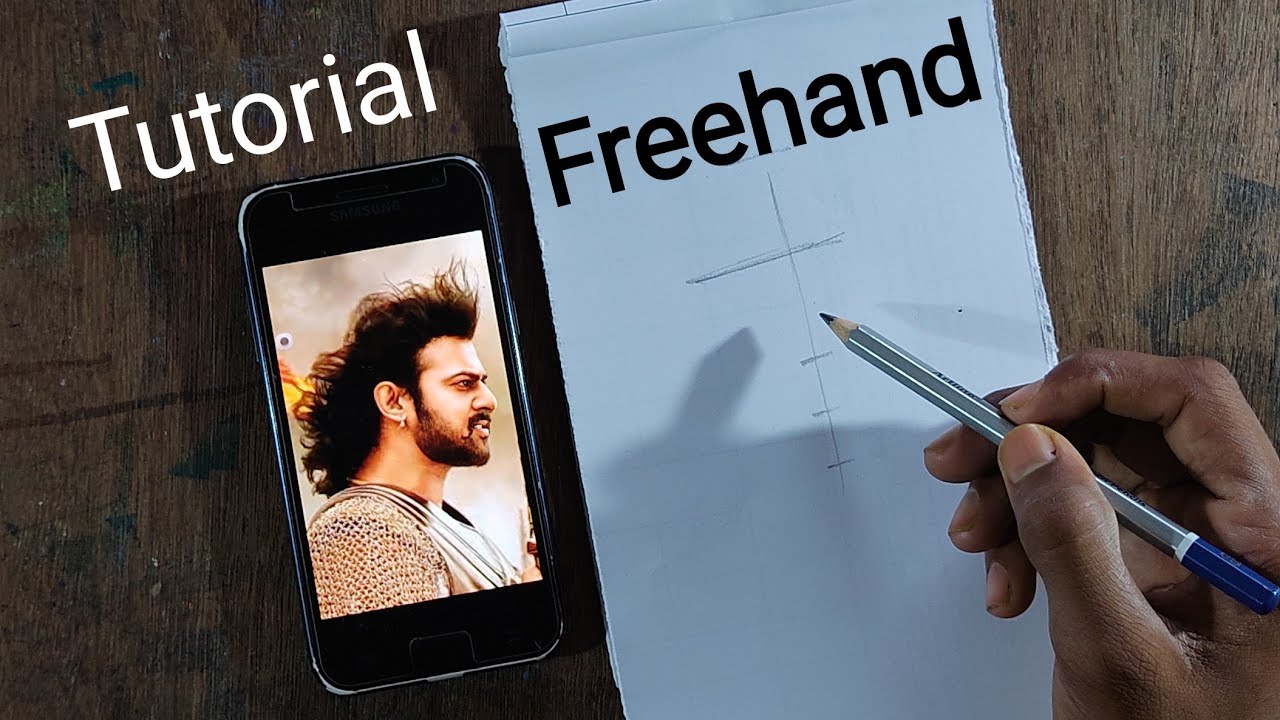 How to draw Bahubali (PRABHAS) step by step |Tutorial| Realistic ...