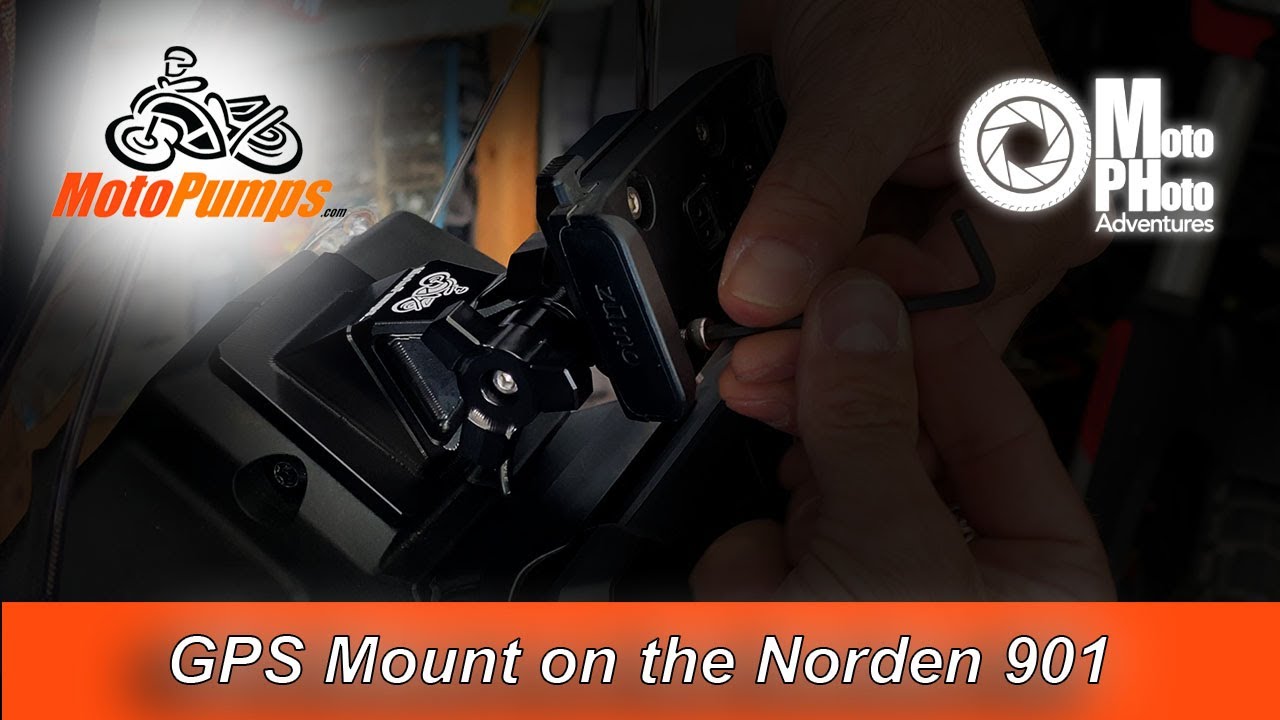 MotoPumps #GPS Mount for #norden901 - YouTube