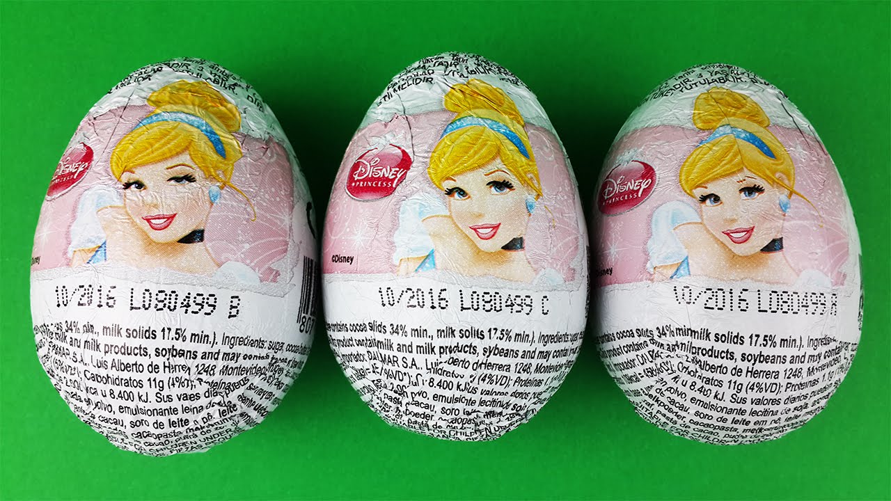 Disney Princess Surprise Eggs Opening - Princess Cinderella Toys - YouTube