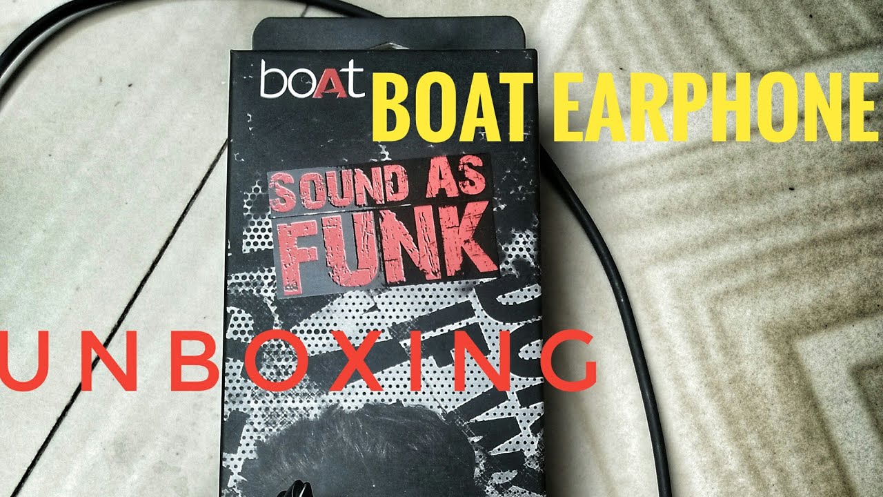 Boat earphone unboxing (Boat bass heads100) - YouTube