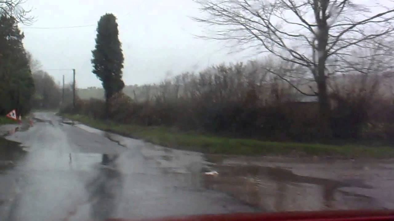 Flooding in the Piddle Valley, quite an adventure! 14/2/14 - YouTube