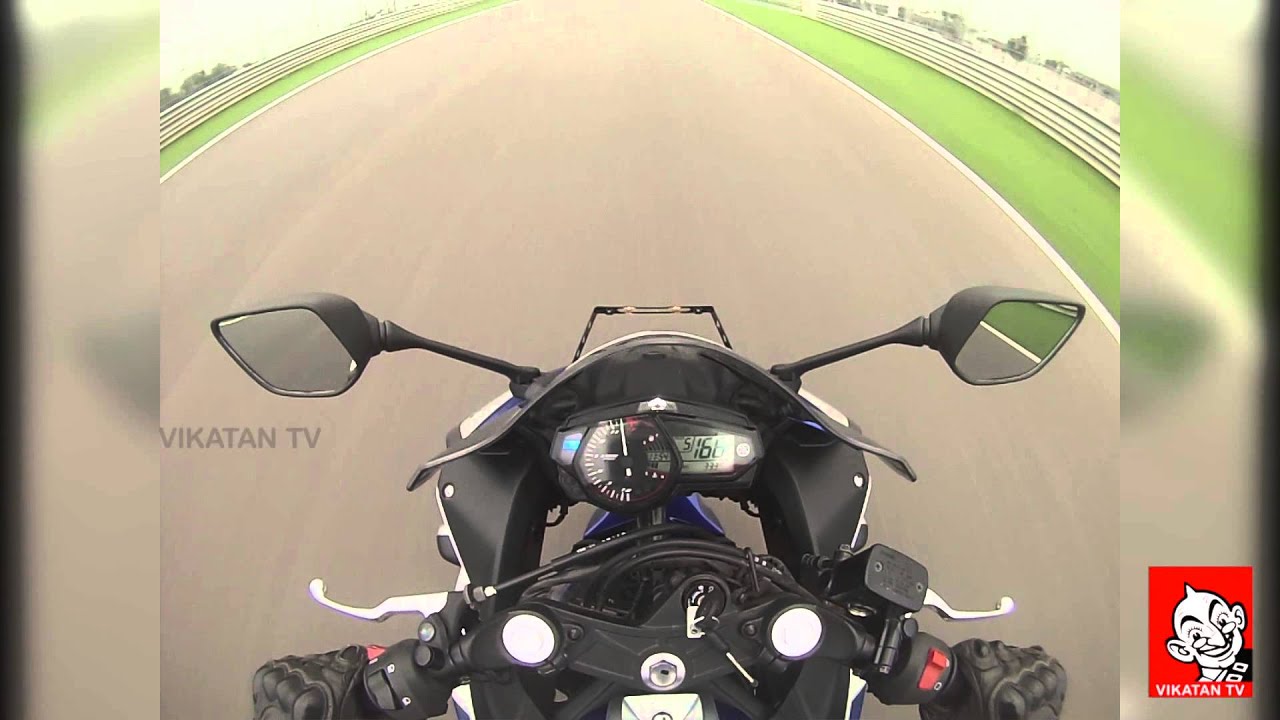 Yamaha YZF R3 | TOP SPEED & 0-100 AT Buddh Race Circuit | Go Pro View ...