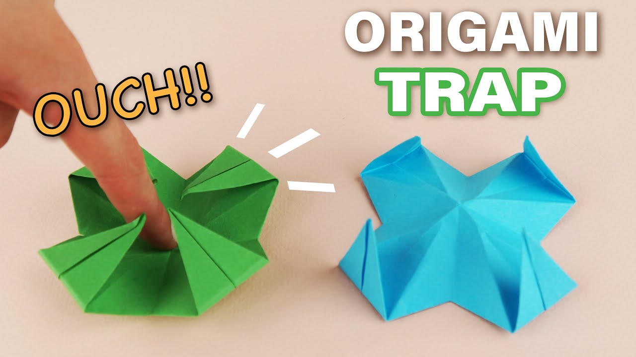 How to Make a Trap Finger Origami – Easy & Cool! - YouTube