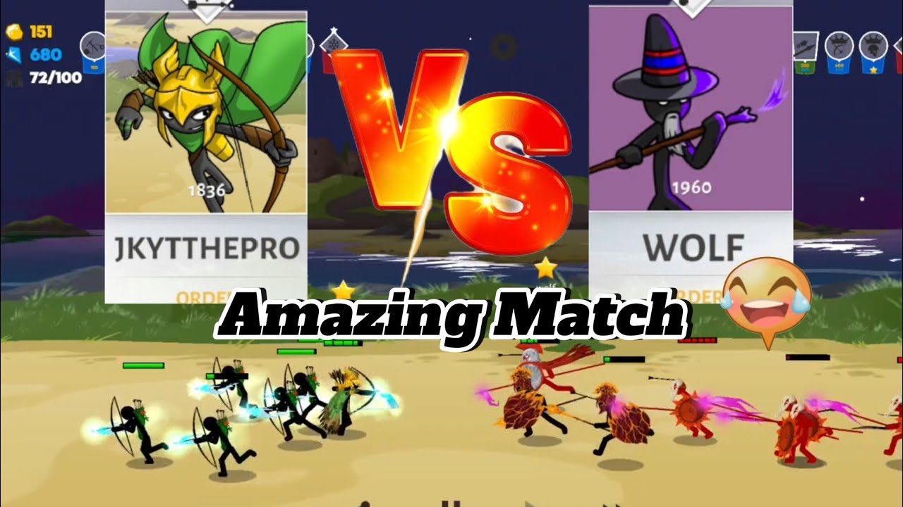 JKYTthepro Vs wolf | Stick War 3 Replay Submission - YouTube