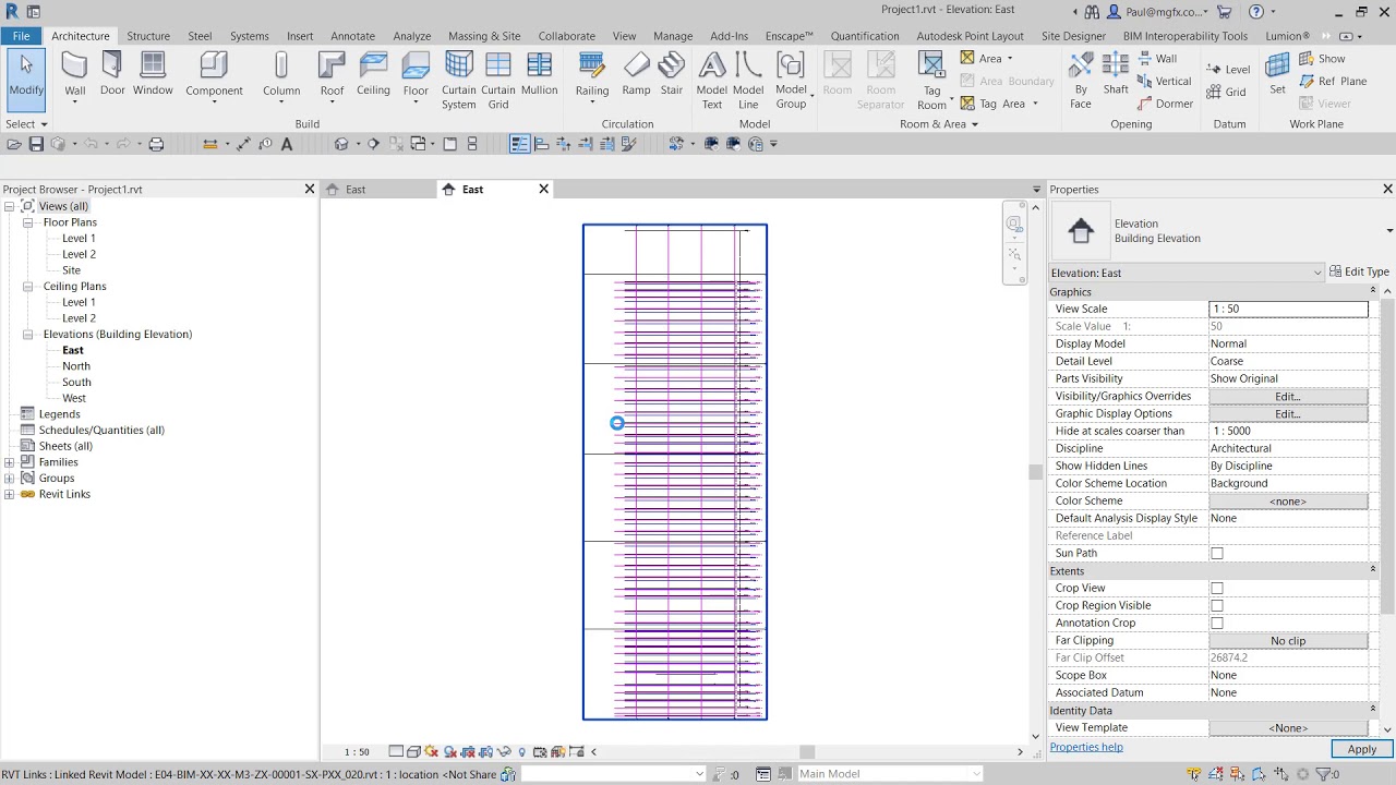 Autodesk Revit 2020 Project Level Container Level Management - YouTube