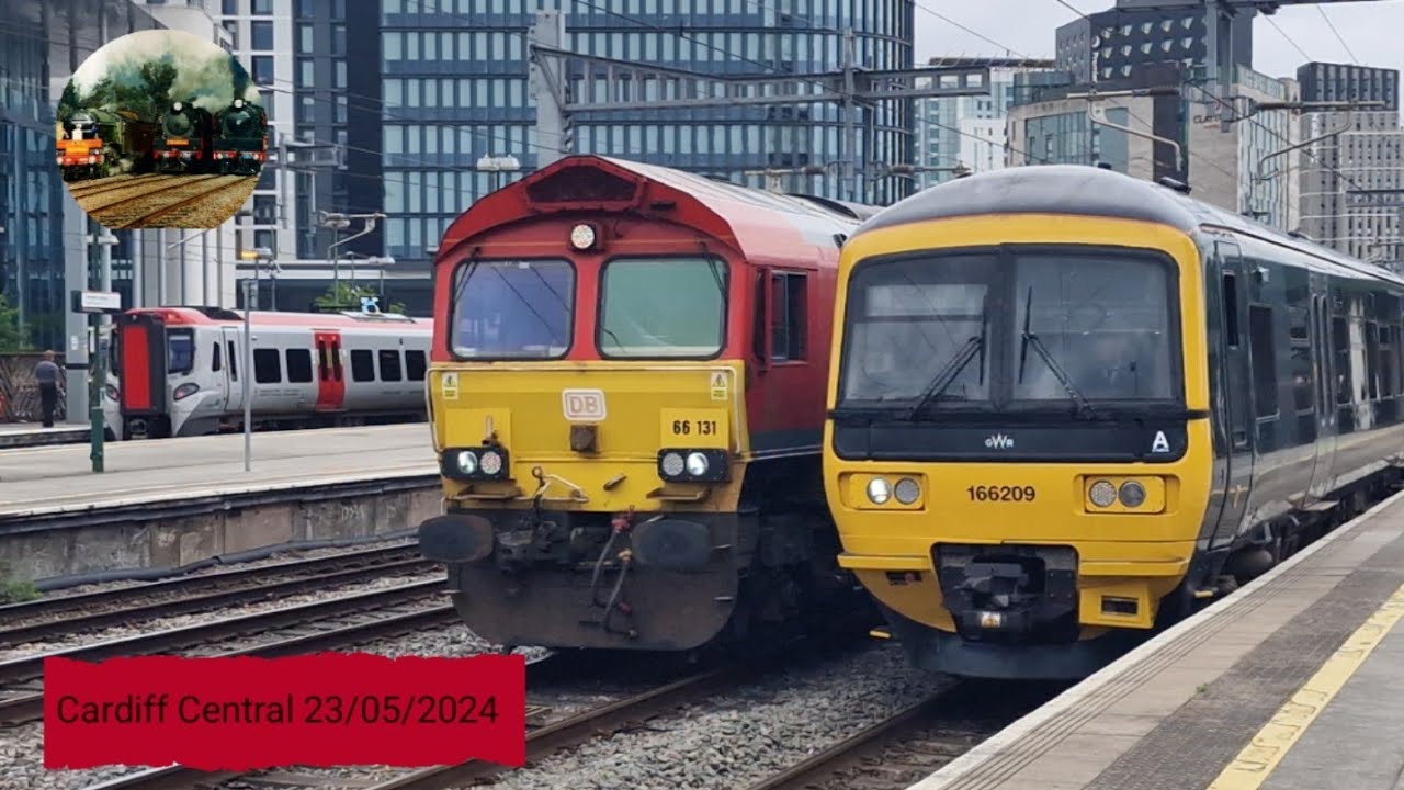 Cardiff Central Train Spotting: South Wales - YouTube
