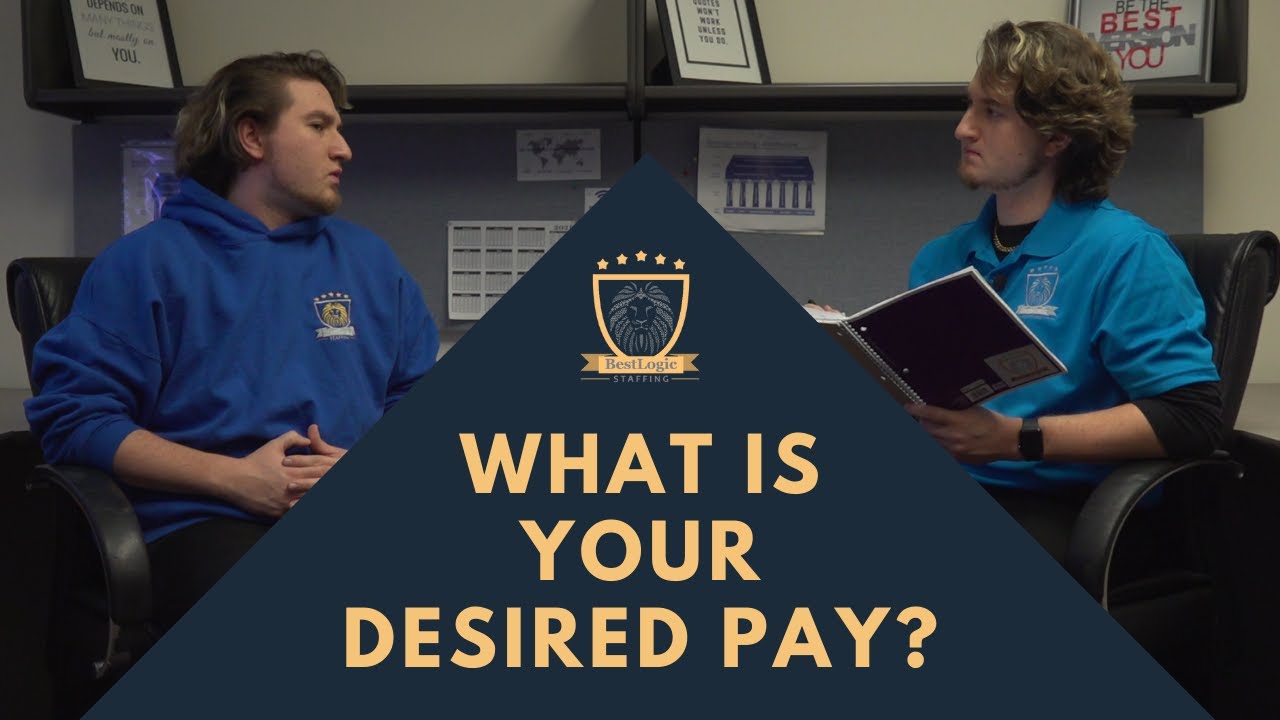 What is Your Desired Pay? | BestLogic Staffing - YouTube
