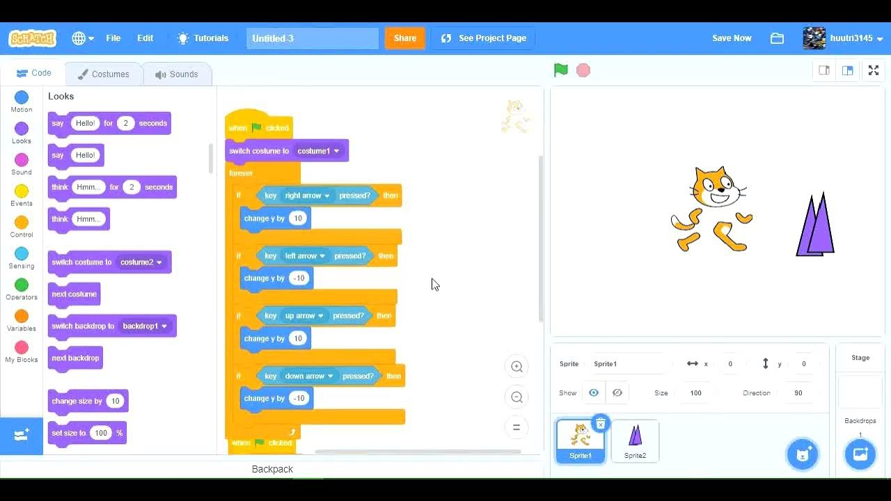 How to make a Reset Button in Scratch - YouTube