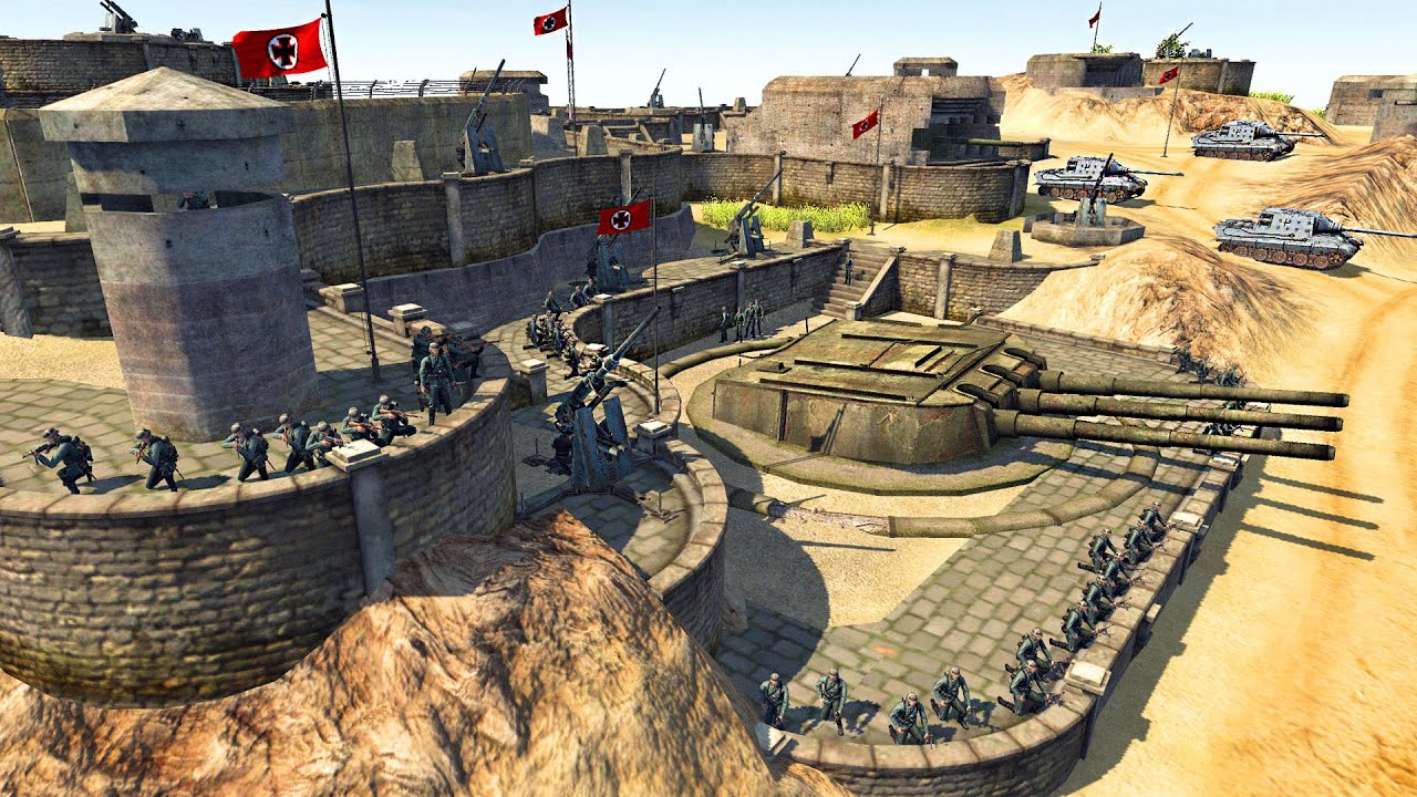 Invasion of Hitler's Fortress Europe... - Men of War: WWII Mod Battle ...