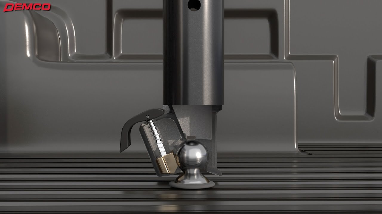 Demco EZ Latch Gooseneck Couplers in Action - YouTube