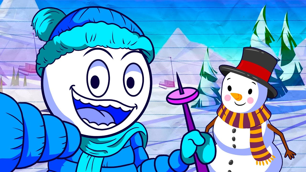 Winter Wonderland Waltz | Snowman Stomp Song | Pencil Cartoon Nursery ...