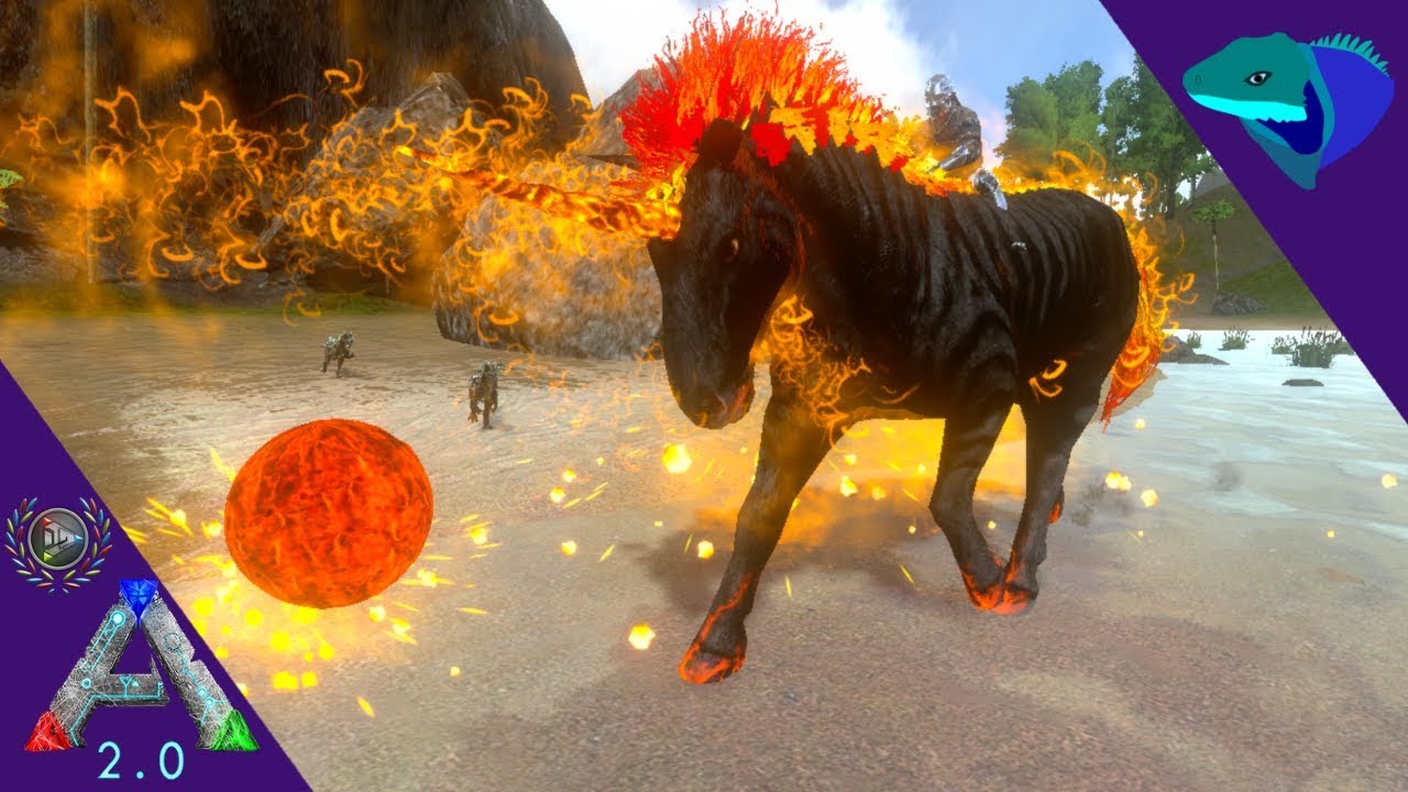 ASCENDANT NOCTIS! THROWING FIRE AT A TITAN! ARK: Mobile Extras - YouTube