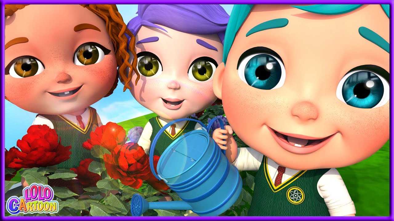Garden Full of Green +MORE baby songs and nursery rhymes - Lolo Cartoon ...