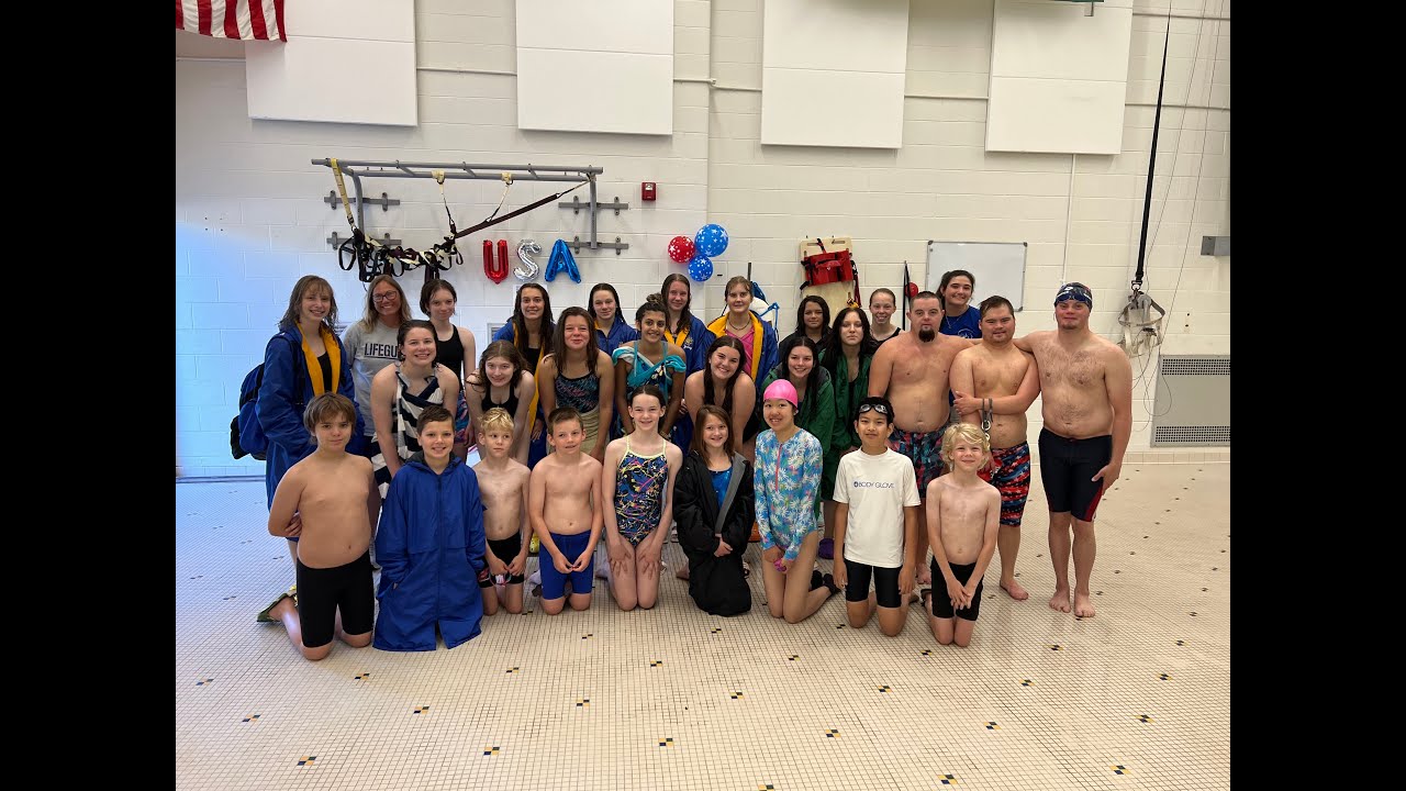 Midland Dolphins Swim-A-Thon for USA Down Syndrome Swimming - YouTube