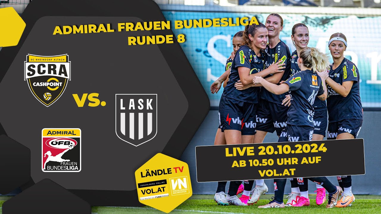 ADMIRAL FRAUEN BUNDESLIGA: SCR ALTACH vs. LASK - YouTube