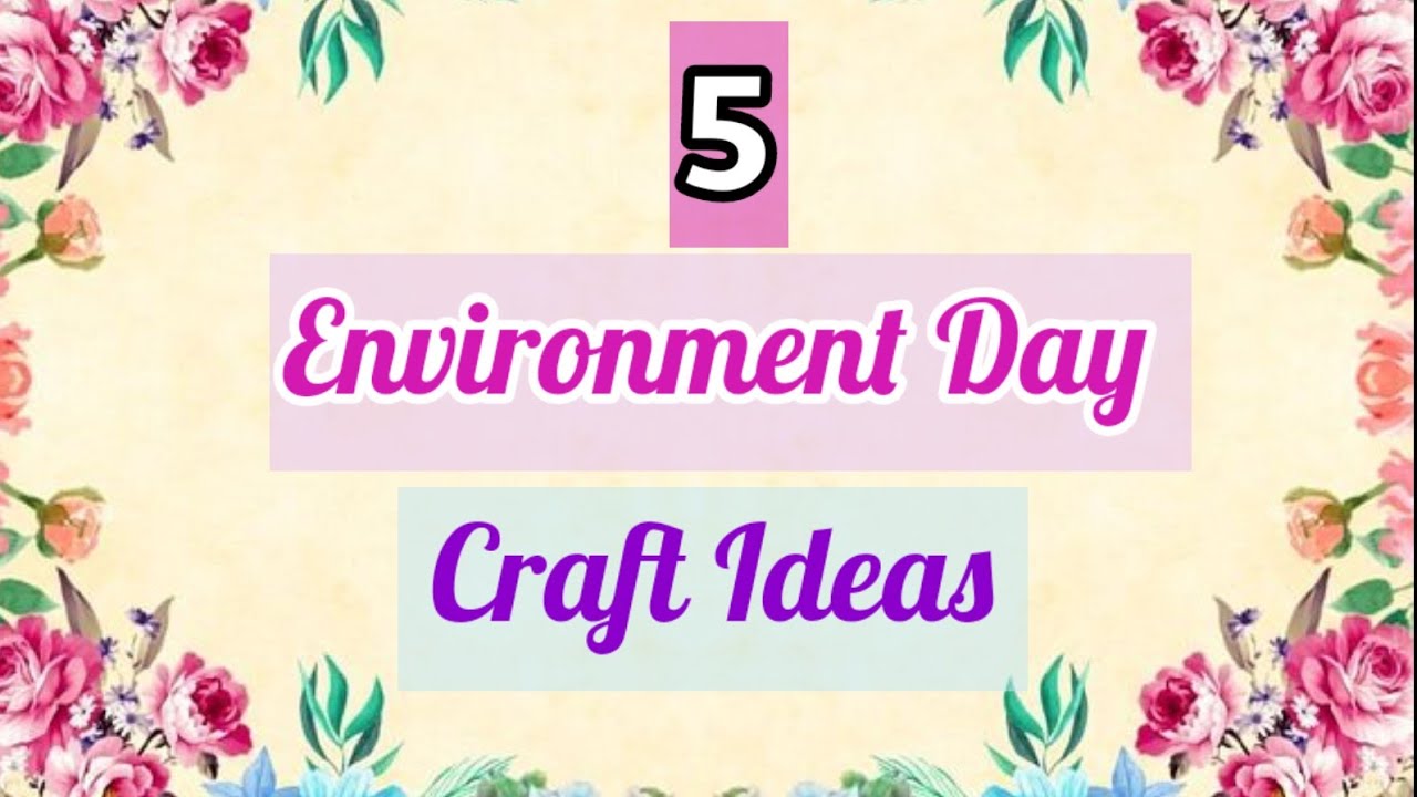 5 Amazing DIY Environment Day Card Ideas | Environment Day Drawing Easy ...