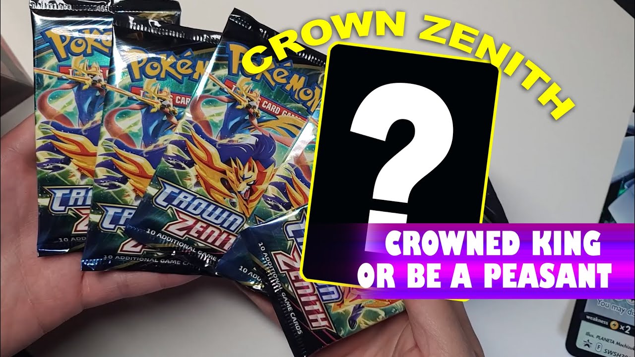 Smashing up Pokemon Crown Zenith Promo Box - YouTube