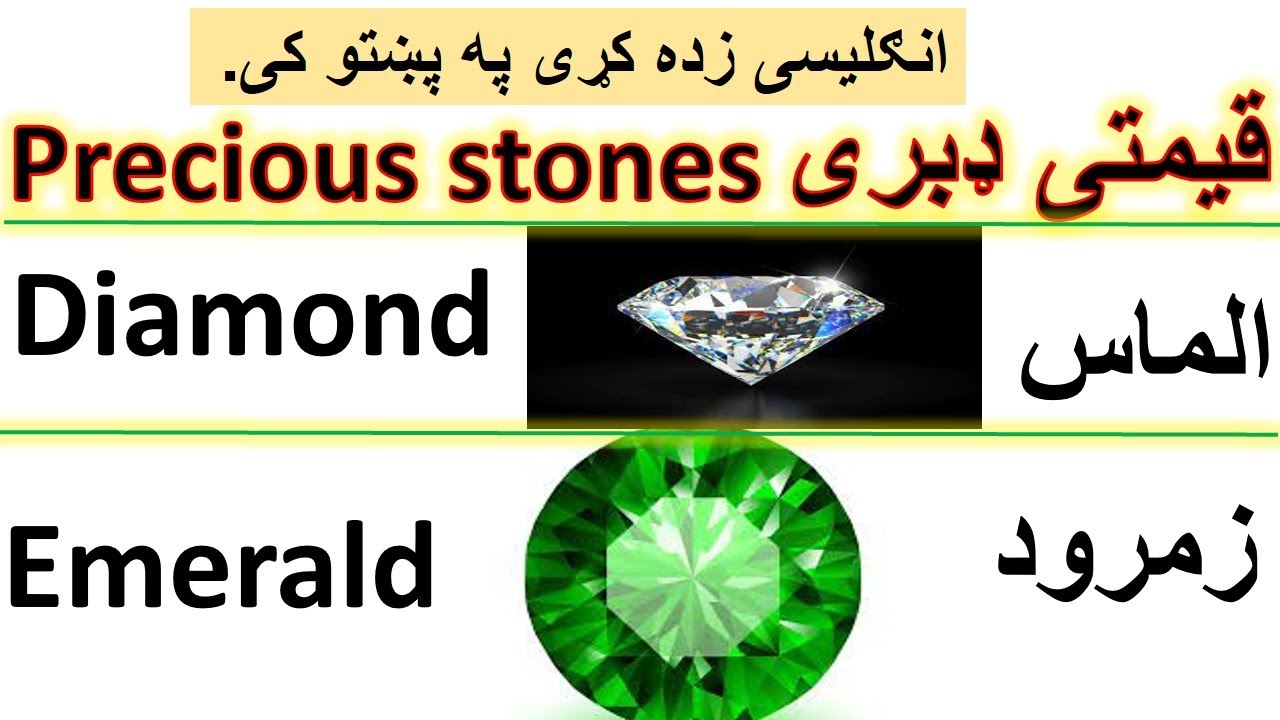 Precious stones in Pashto قیمتی ډبری په پښتوکی - YouTube