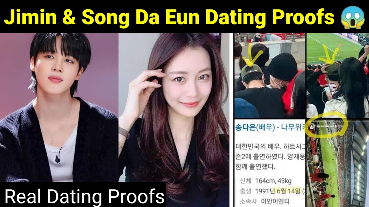 Jimin & Song Daeun Dating All Proofs 😱 | Jimin Girlfriend - YouTube