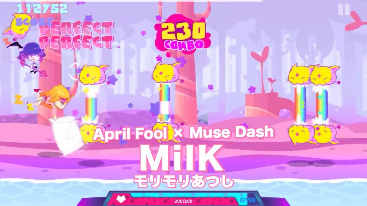 【Muse Dash】MilK - モリモリあつし [玄人★7 ?] 夢遊少女(Sleepy Girl)【April Fool 2019 ...