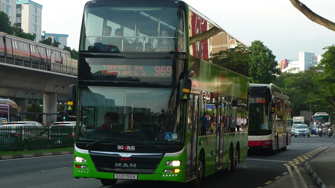 SMRT Bus Service 969, SG5742Y - YouTube