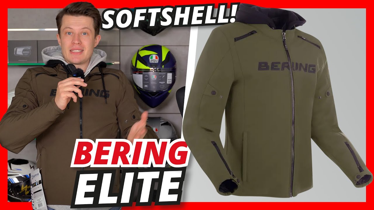 MOTORRAD-SOFTSHELLJACKE mit schmaler Passform - Bering Elite ...