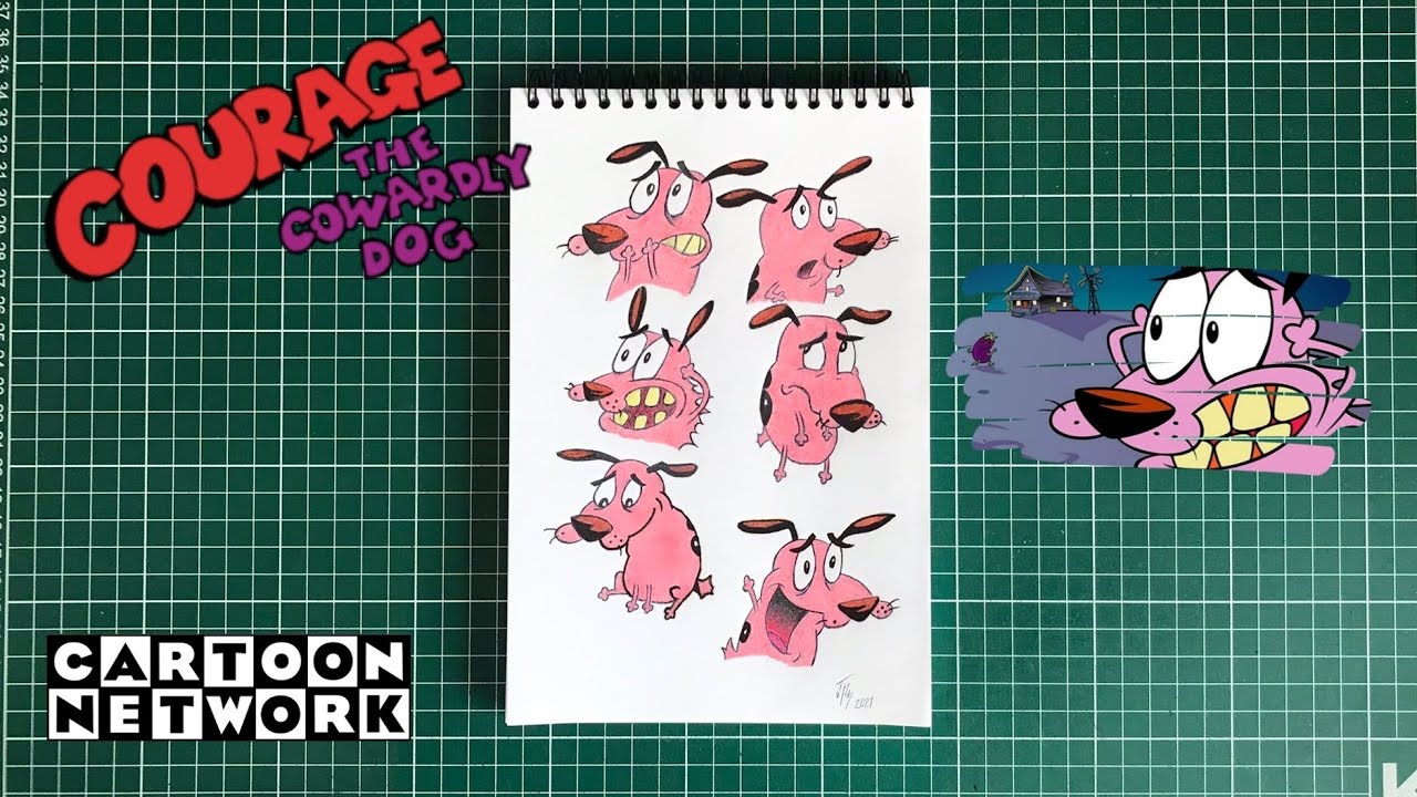 Dibujando a Coraje || Drawing Courage - YouTube