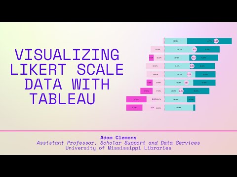 Visualizing Likert Scale Data with Tableau
