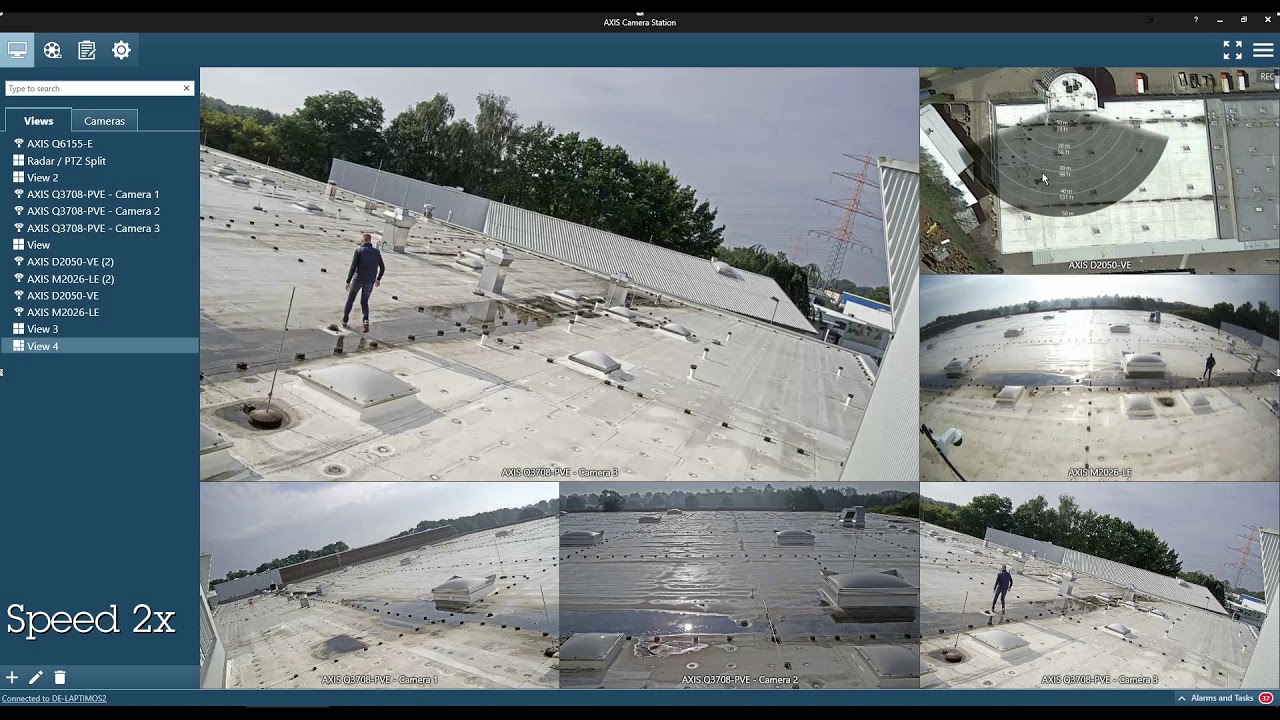 Axis D2050-VE & Q3708-PVE - Hotspots in Axis Camera Station Live view ...