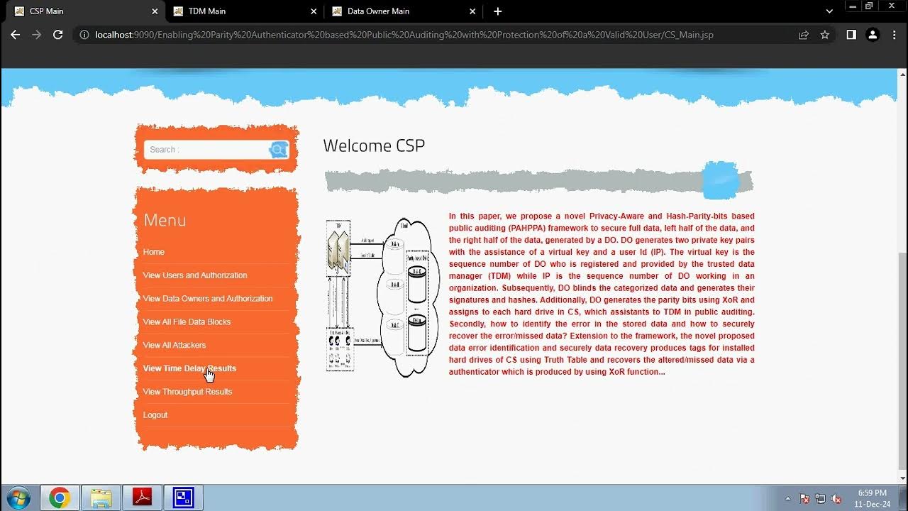 Enabling Parity Authenticator based Public Auditing with Protection of a Valid User Revocation ...