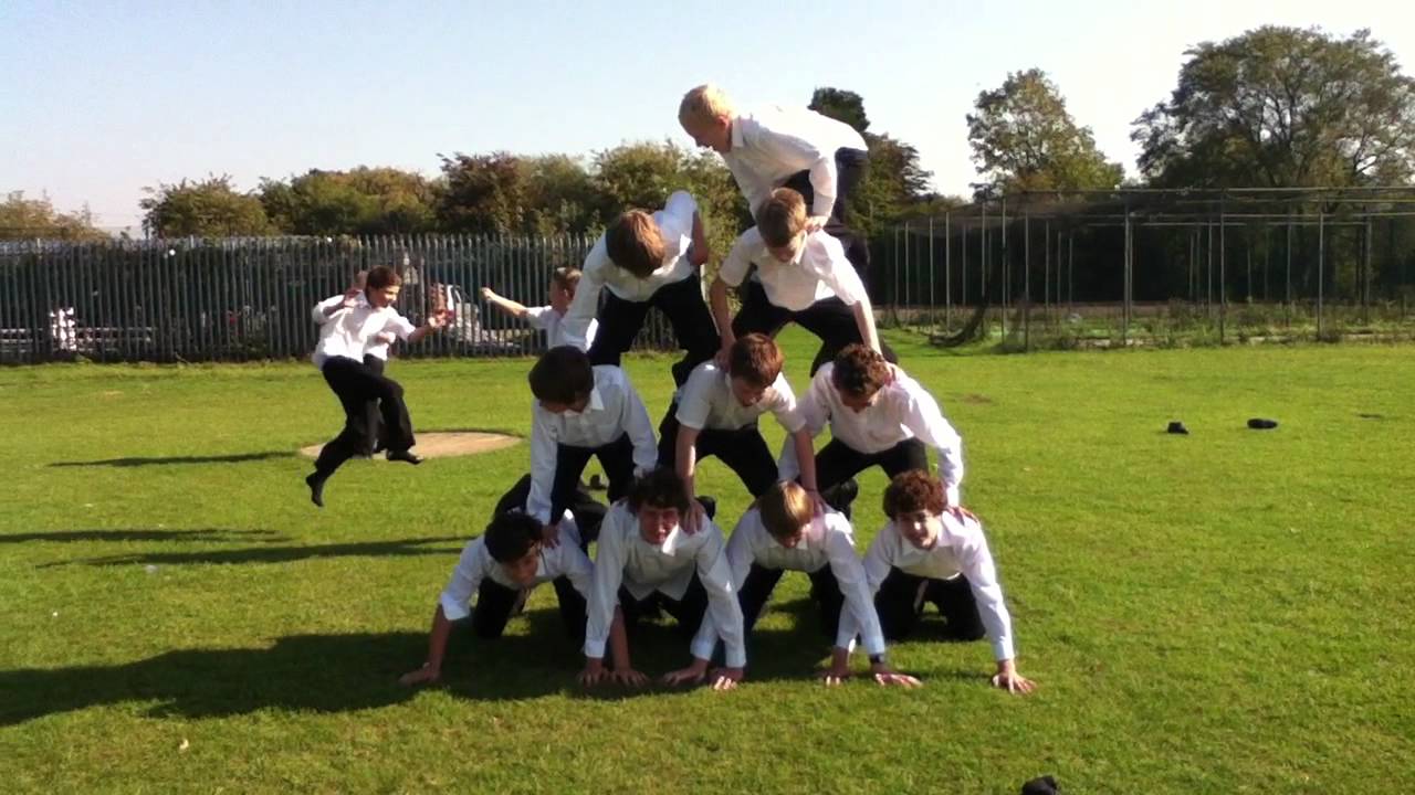 Human Pyramid - YouTube