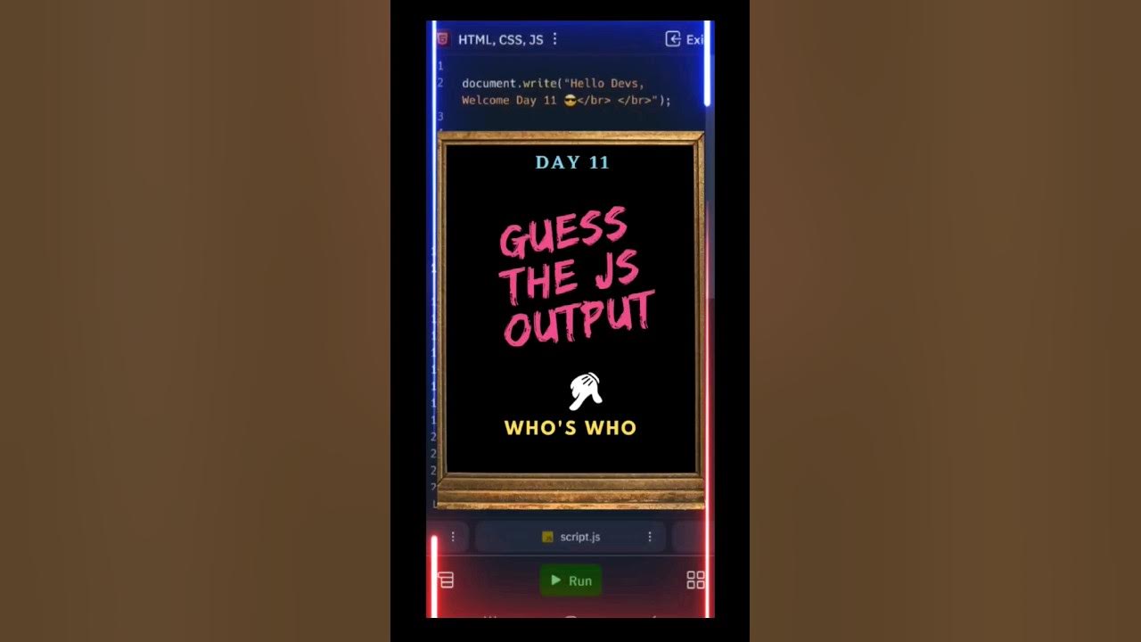 Javascript Guess The Output Series Tricky Questions Let Scope Javascript Shorts Interview 9412
