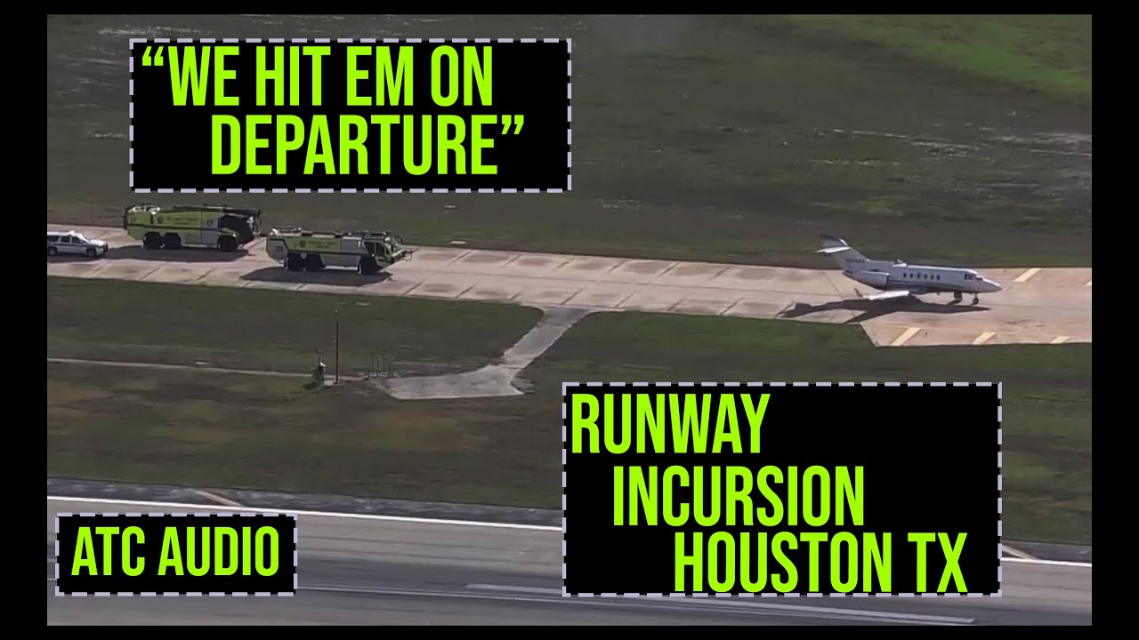 Runway Incursion Houston, TX | Hawker and Citation Collide at Hobby ...