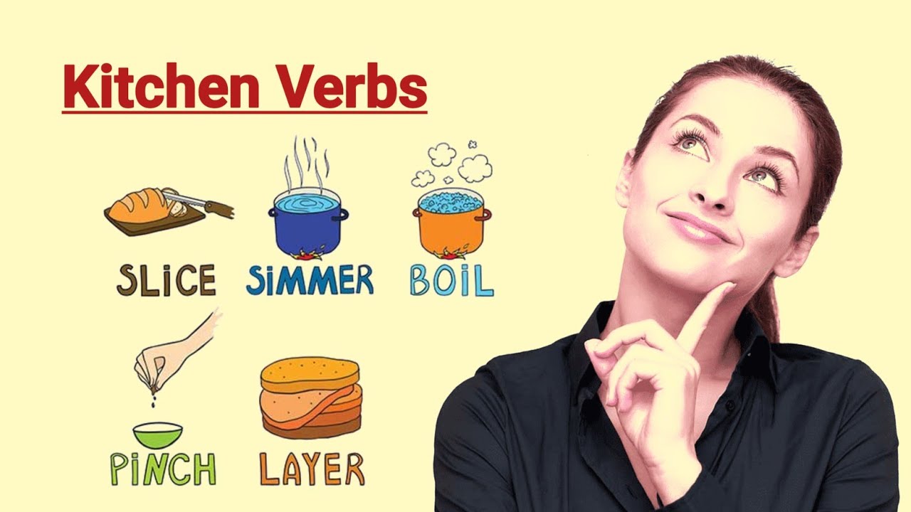English Vocabulary - Kitchen vocabulary | daily use kitchen verbs - YouTube
