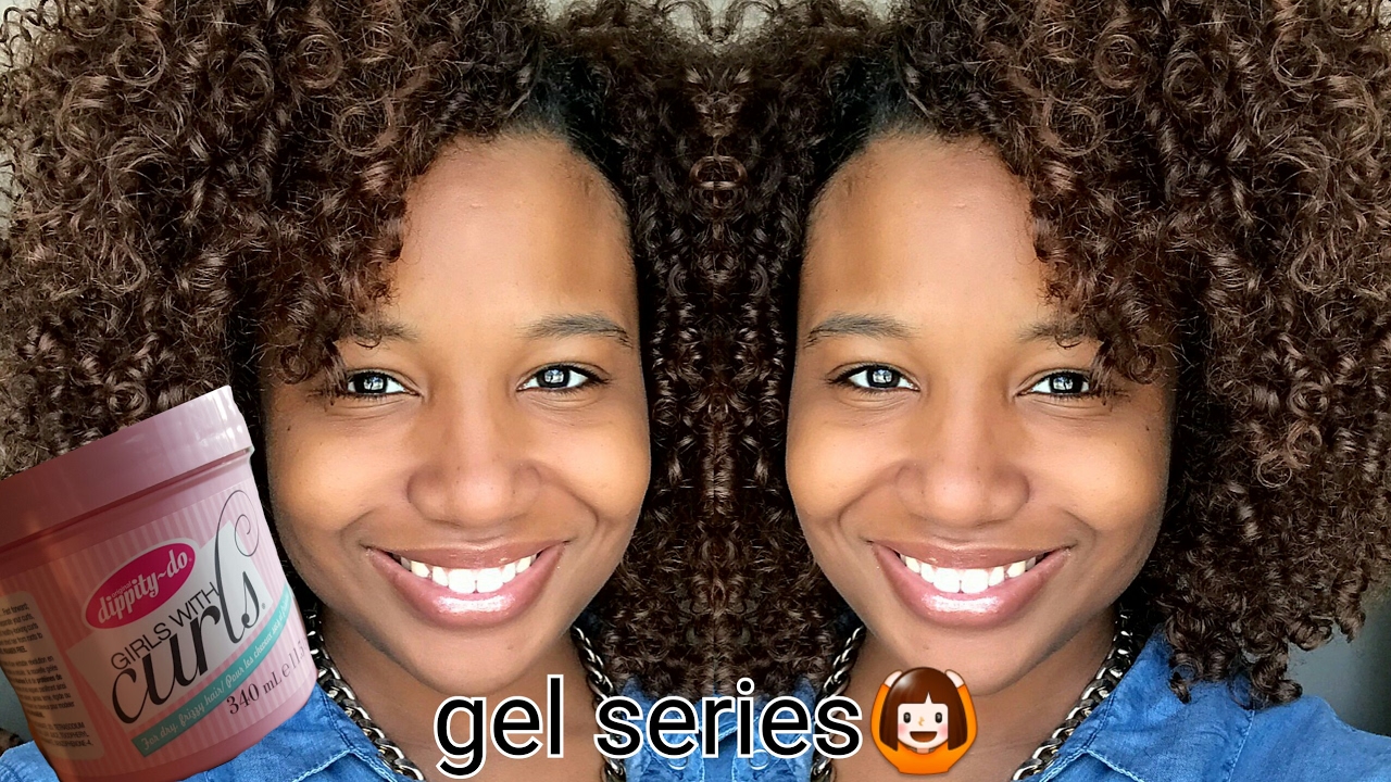 Gel series|Dippity~Do|Natural hair - YouTube