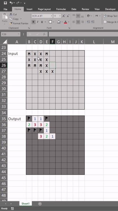 Minesweeper in Excel (no VBA...) - YouTube