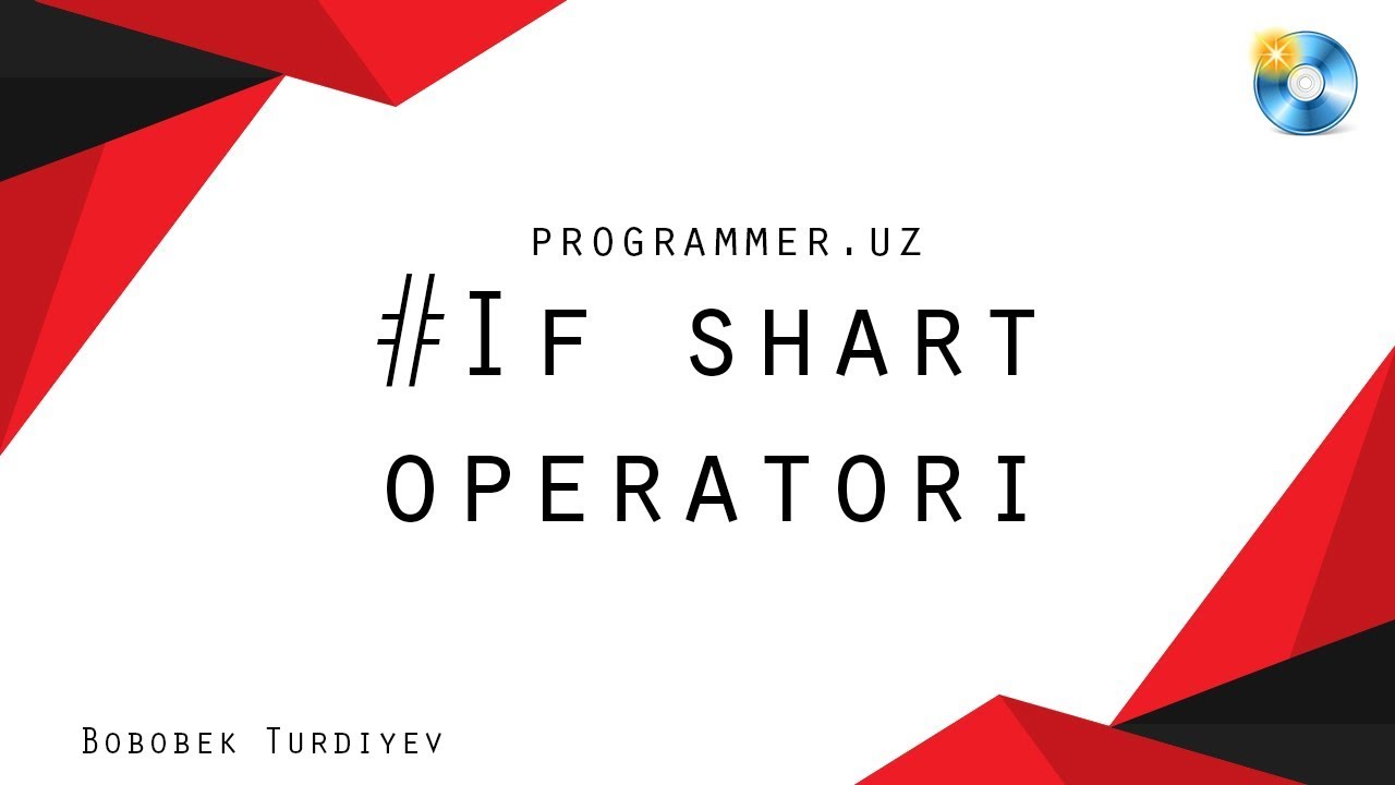 If shart operatori - AutoPlay Media Studio Uz - YouTube