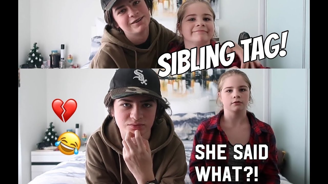 SIBLING TAG // With Serina Clark - YouTube