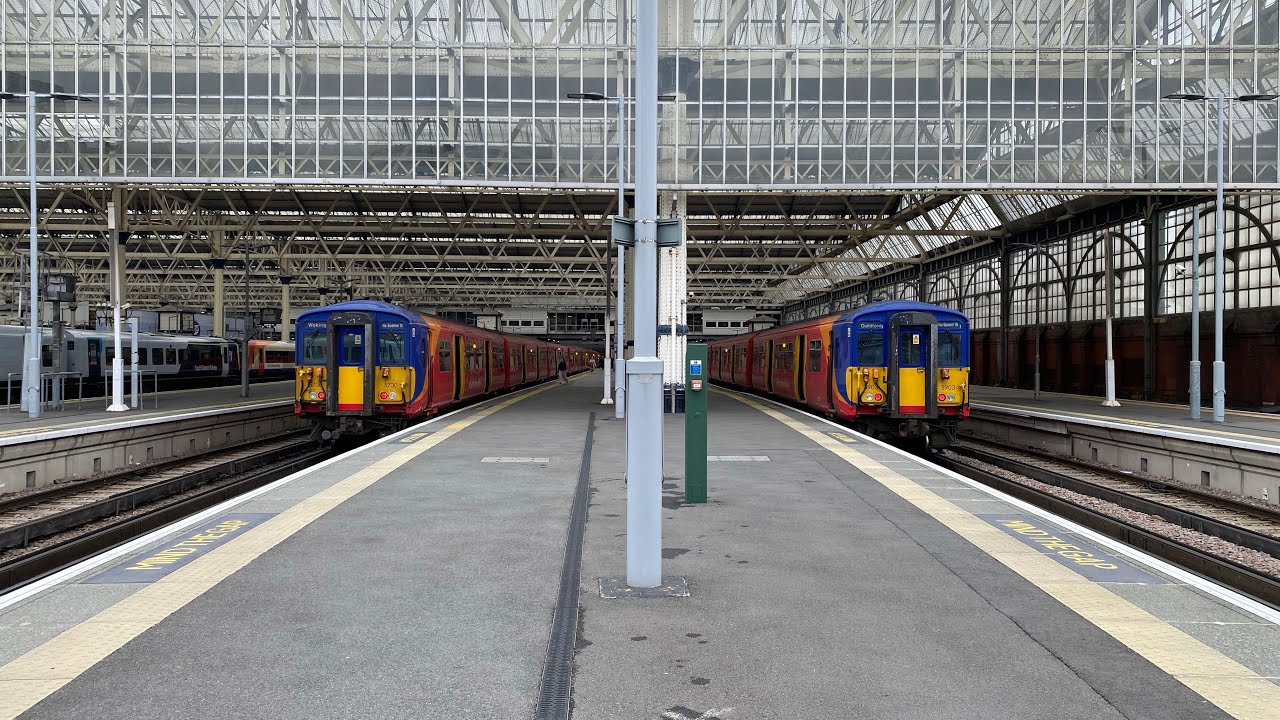 Trains Around London! Featuring Kings Cross and London Waterloo - YouTube