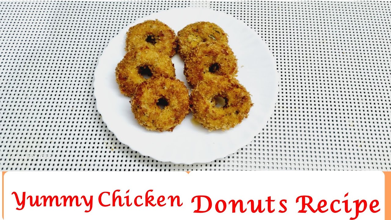 Chicken Donuts Recipe Delecious Recipe By Cooking With Sumaira Bilal ...