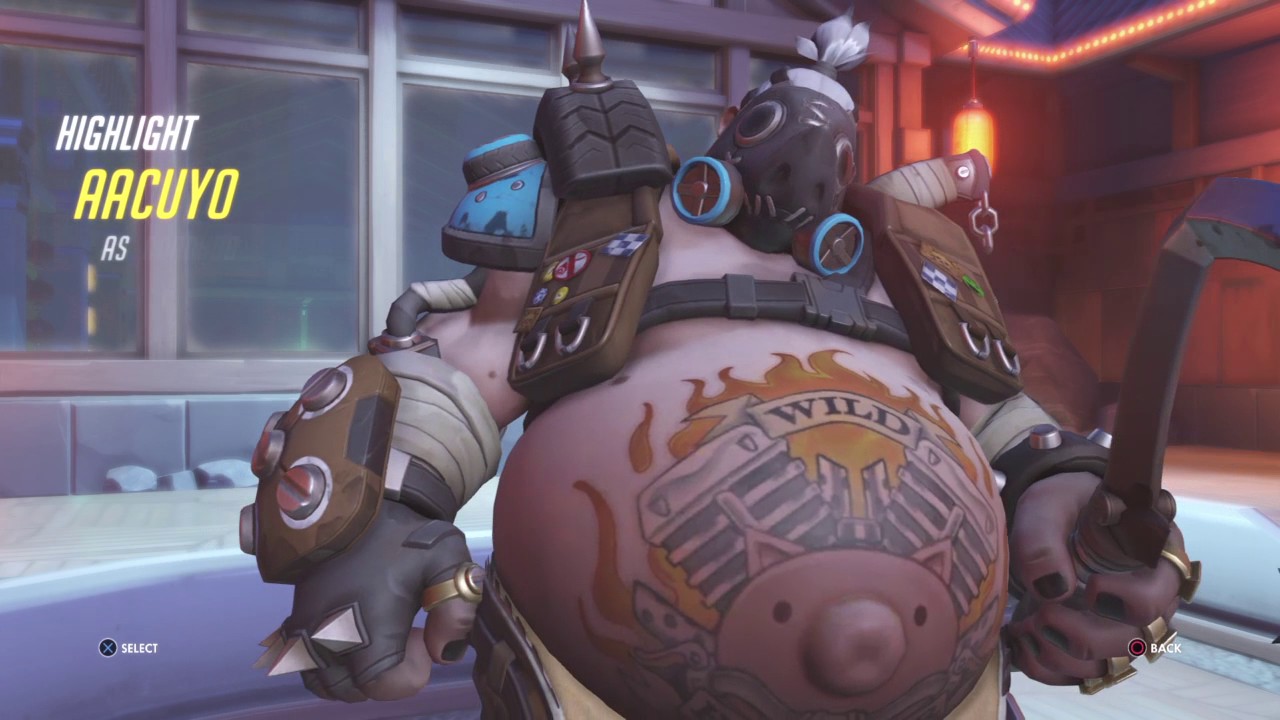 Overwatch roadhog whole hog - YouTube