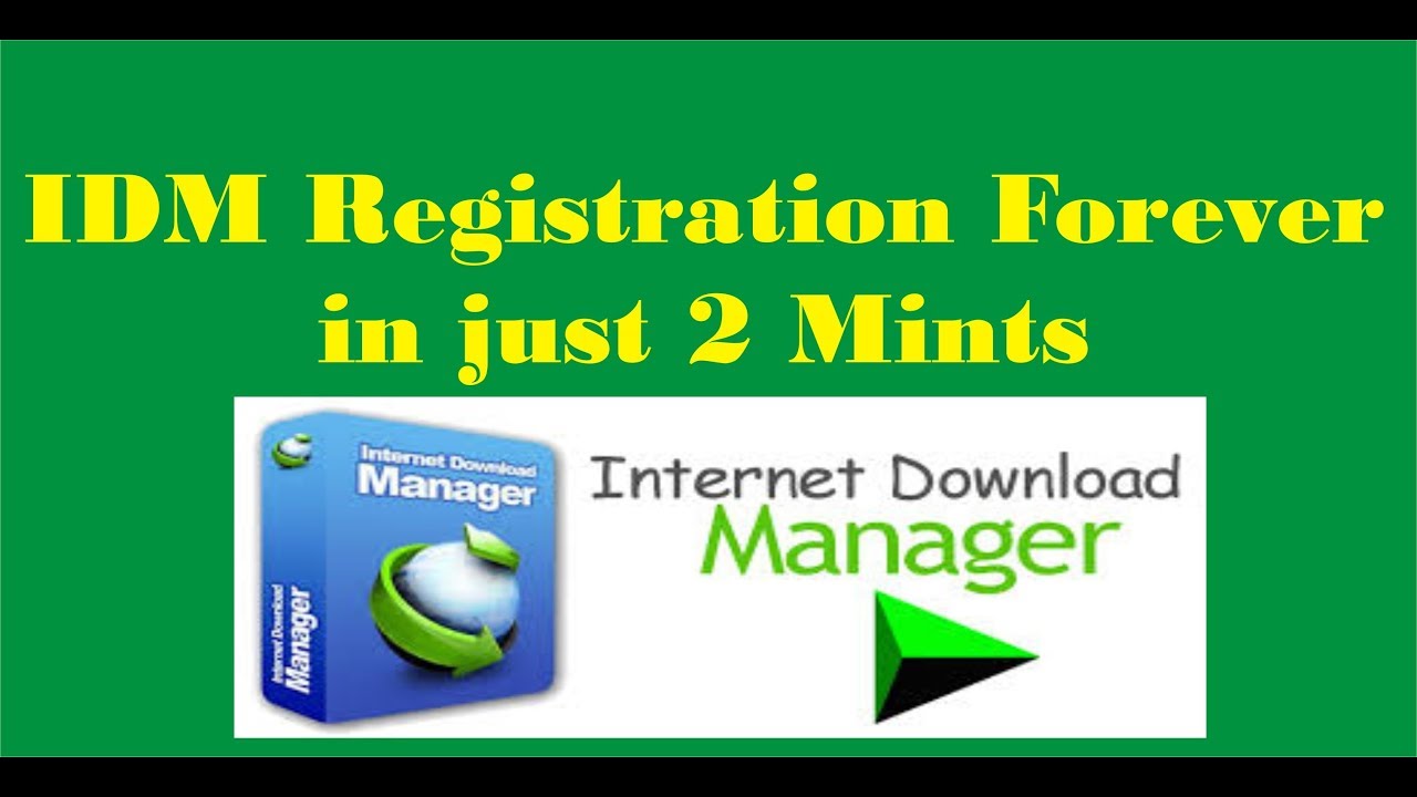 How to Register IDM free forever - YouTube