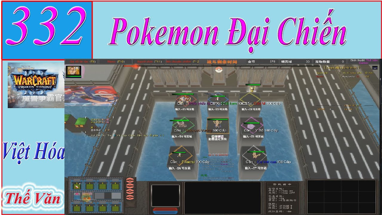WAR3 - 332 | Pokemon Đại Chiến | TD - Auto Chess - Warcraft III ...